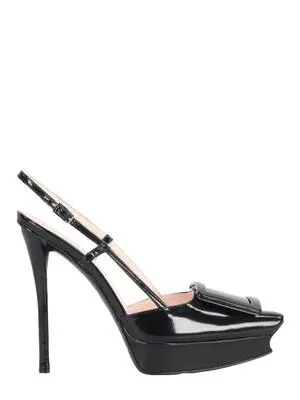 ROGER VIVIER Choc Platform Pumps - Black