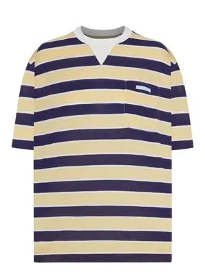 Prada Prada Striped Crewneck T-shirt No
