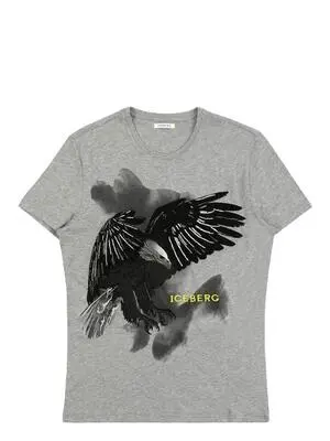 Iceberg Printed T-shirt - Gray