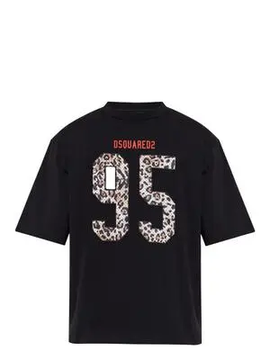 Dsquared2 Logo Print T-shirt - Black