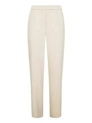 Elisabetta Franchi Belt Trousers - White