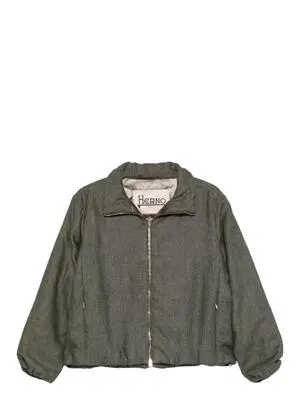 Herno High-neck Zip-up Jacket - Black