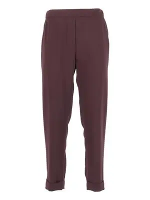 P.a.r.o.s.h Straight Leg Trousers - Brown