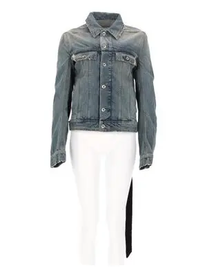 RICK OWENS Rick Owens Drkshdw Distressed Denim Jacket