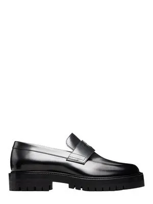 MAISON MARGIELA Tabi County Metal Bicolour Loafers - Silver/black