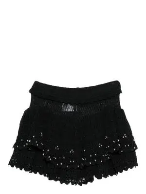 ISABEL MARANT ÉTOILE Isabel Marant Black Beaded Mini Skirt