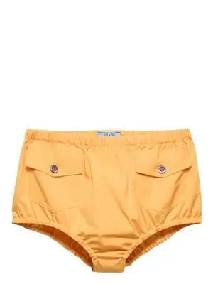 Prada Poplin Shorts - Yellow