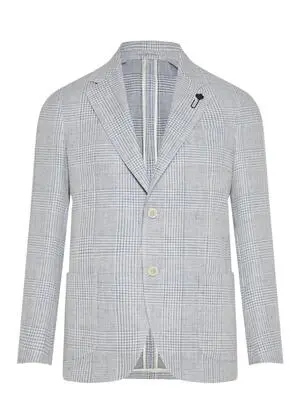 LARDINI Lardini Single-Breasted Checked Jacket
