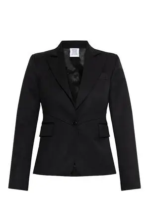 VETEMENTS Vetements Button Wool Blazer