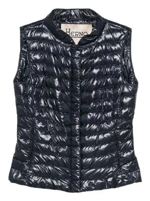 Herno Quilted Padded Gilet - Black