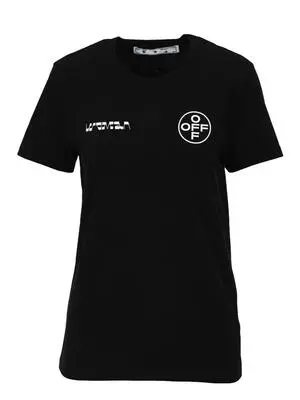 Off-White Logo-print Short-sleeve T-shirt - Black