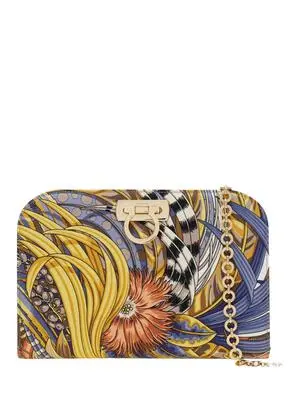 FERRAGAMO Diana Clutch Bag - Multi-color