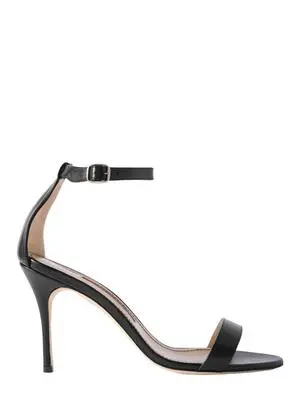 MANOLO BLAHNIK Manolo Blahnik Round Toe High Heel Sandals