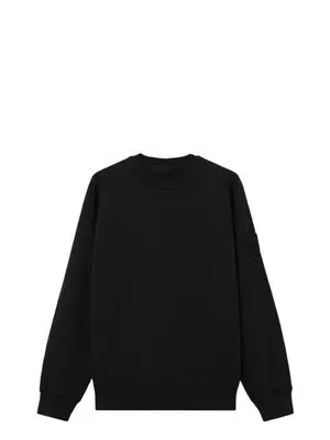Stone Island Ghost Badge Crewneck Sweatshirt - Black