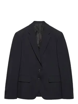 Prada Single-breasted Tailored Blazer - Navy Blue