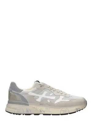 Premiata Premiata Lace-Up Round Toe Sneakers Gray