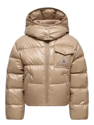 Moncler Moncler Enfant Andro Hooded Down Jacket Beige