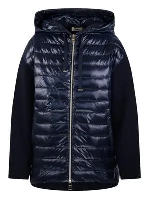 Herno Hooded Quilted Coat - Black