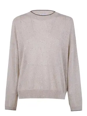 BRUNELLO CUCINELLI Brunello Cucinelli Embellished Crewneck Jumper