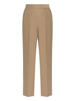 Max Mara Max Mara Abate Pocket Pleated Trousers Beige