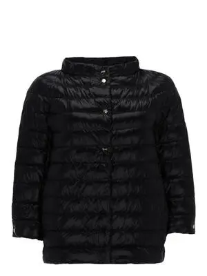 Herno Button-up Padded Jacket - Black