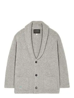 Alanui Shawl-collar Button Cardigan - Gray