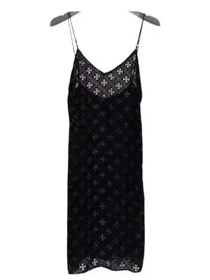 Chrome Hearts V-neck Slip Dress - Black