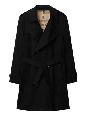 BURBERRY Burberry Double Breasted Belted Kensington Trench Coat