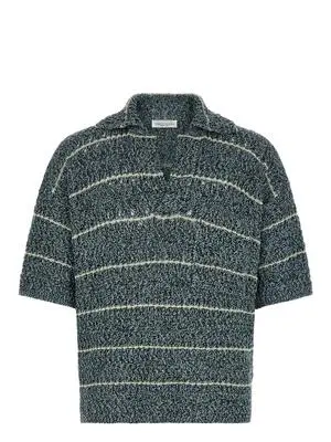 ROBERTO COLLINA Roberto Collina Mouline Textured Polo Shirt