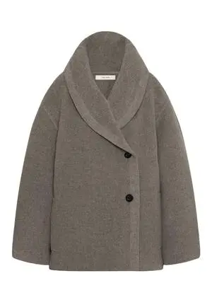 THE ROW Temur Virgin Wool Coat - Grey