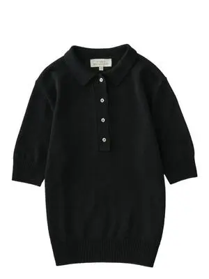 Studio Nicholson STUDIO NICHOLSON Tolsa Knit Polo Shirt Black