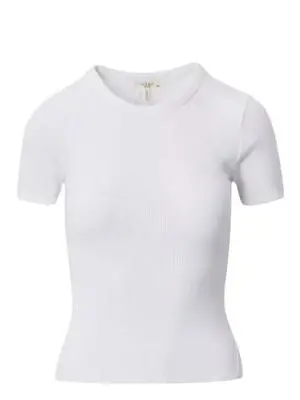 RAG  BONE Rag & Bone Ribbed T-shirt - White
