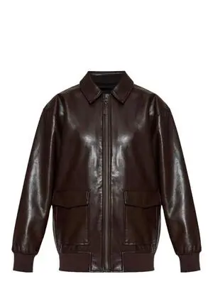 ANINE BING Kelanie Leather Jacket - Black