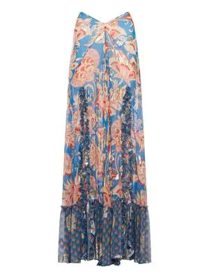Etro Paisley Ruffled Maxi Skirt - Multi