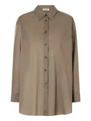 JIL SANDER Jil Sander Box-Pleat Long-Sleeve Shirt