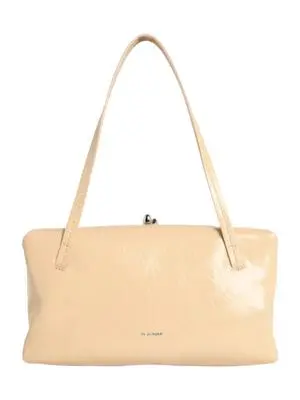 JIL SANDER Jil Sander Goji Pillow Logo Stamp Tote Bag Nude