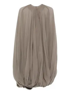 Rick Owens Luxor Layered Cape Jacket - Dust