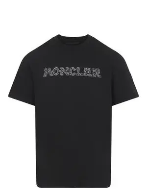 Moncler Moncler Short-Sleeved Crewneck T-Shirt Black