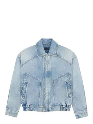 Saint Laurent Oversized Denim Jacket - Blue