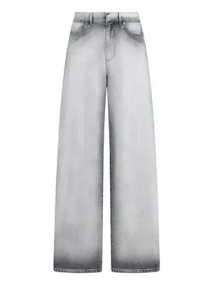 Dior Flared Jeans In Washed Denim - No