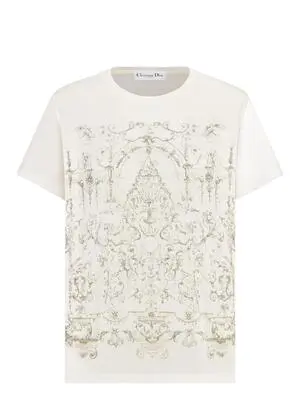 DIOR Dior Cotton Jersey T-Shirt With Paris Logo