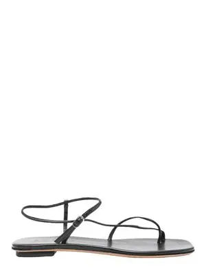Soeur Open-toe Flat Sandals - Black