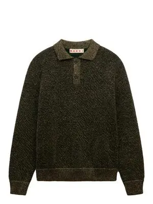 MARNI Marni Wool Polo Jumper With Lurex Detailing