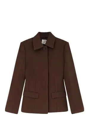 TOTEME Notched Lapel Pocket Jacket - Red