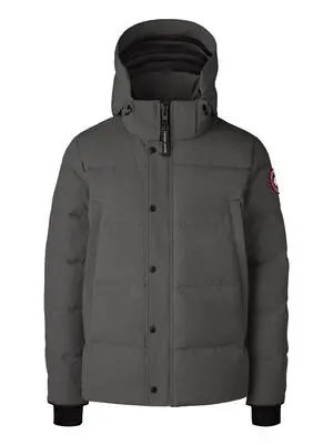 Canada Goose Zipped Hooded Down Jacket - Graphite