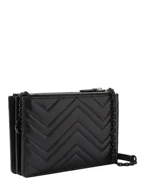 Gucci Mini Gg Marmont Shoulder Bag - Black