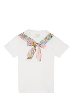 Fendi Bow-print Short-sleeve T-shirt - White