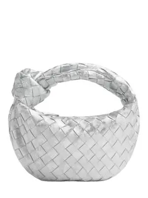 Bottega Veneta Mini Jodie - Silver