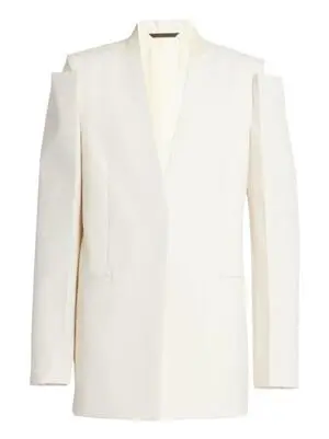Givenchy Cut-out Single-breasted Blazer - White