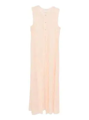 FORTE_FORTE Sleeveless Buttoned Tunic - Nude